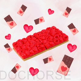 Candy Horse Valentine Raspberry Bar - DocHorse